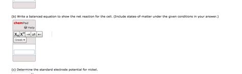 Solved A Voltaic Cell Consists Of Two Half Cells One Chegg