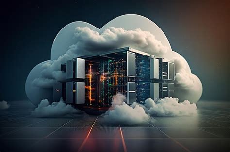Premium Photo Visualize The Power Of Cloud Computing With This