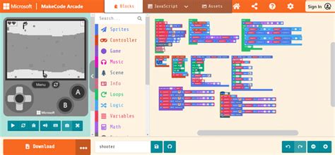 Simple Shooting Game In Arcade Makecode 9 Steps Instructables