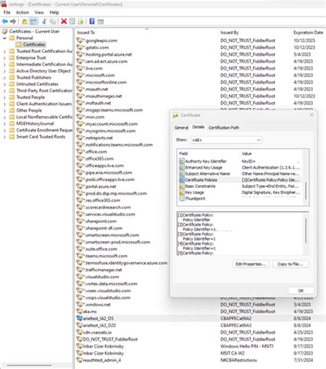 Microsoft Entra Id의 Fido2passkey 및 인증서 기반 인증에 대한 사용자 지정 인증 강도 및 고급 옵션