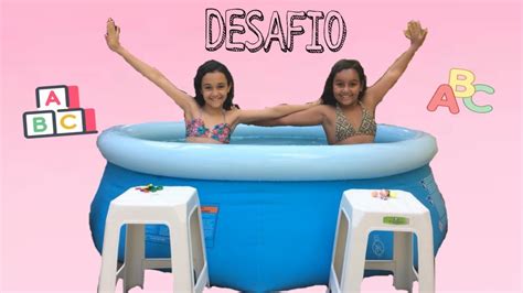 Desafio Da Adedonha Na Piscina Youtube
