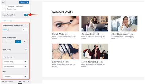 Display Related Posts On Single Blog Post