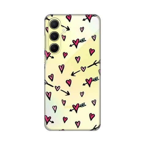 Torbica Silikonska Print Skin Za Samsung A556b Galaxy A55 5g Heart Pattern Mobil Shop