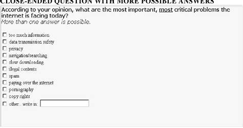 figure 1 from open ended vs close ended questions in web