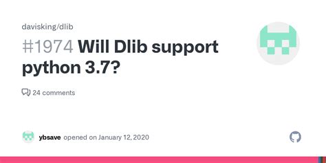 Will Dlib Support Python Issue Davisking Dlib GitHub