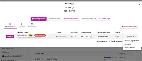 Move An Attendee From One Class To Another Offeringtree Support