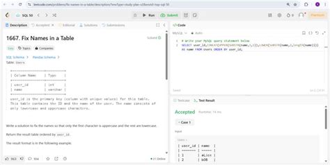 100daysofcode Sql Leetcode Datacleaning 100daysofcode Sandhiya S