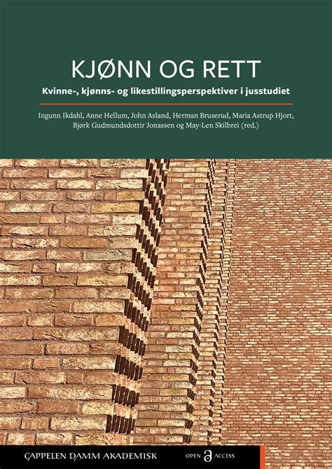 Kjønn Og Rett Av Anne Hellum Juridiske Fag Cappelen Damm Utdanning