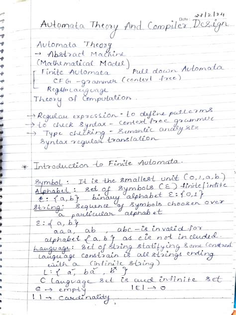 Atcd Pdf Automata Theory Mathematical Logic
