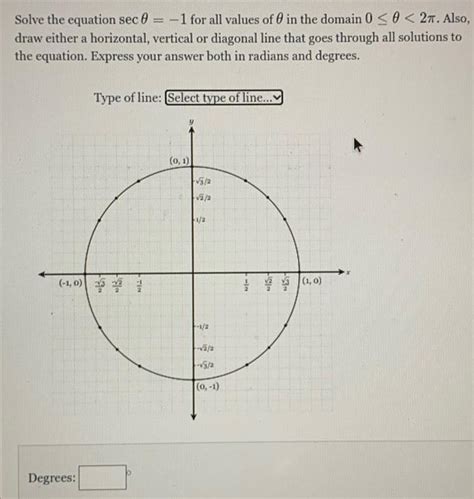 Answered Solve The Equation Sec 0 1 For All Values Of 0 In The Domain