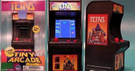 Neon Rocketship Teeny Tiny Tetris