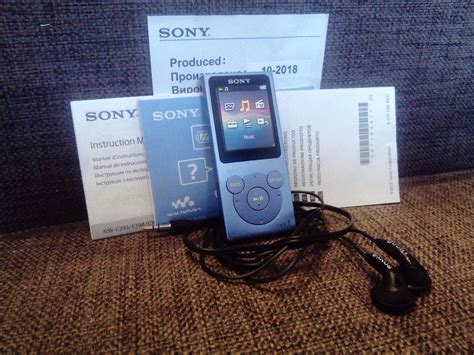 Плеер Sony NW-E394 синий NWE394L.EE — купить по низкой цене в интернет ...