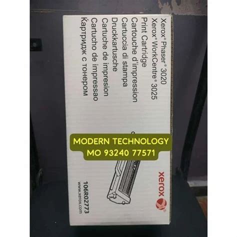Black Xerox Phaser 3020 3025 Toner Cartridge For Laser Printer At ₹ 3150 Piece In Mumbai
