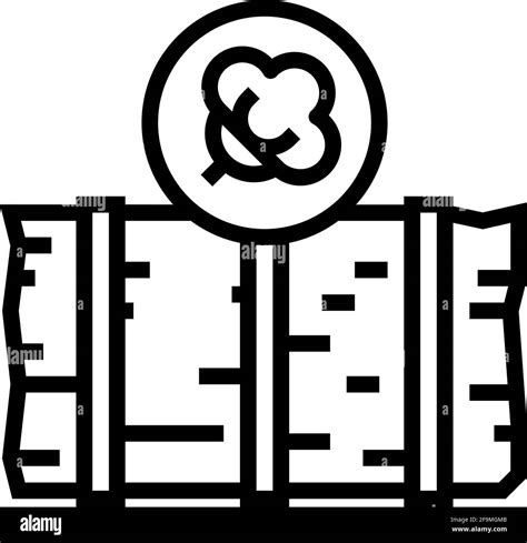 Wool Stack Textile Line Icon Vector Illustration Stock Vector Image And Art Alamy