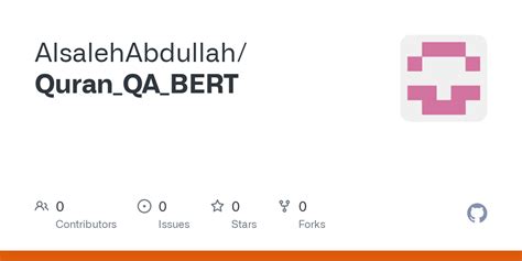 github alsalehabdullah quran qa bert