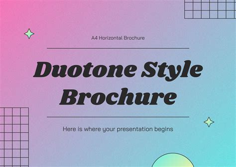 Duotone Style Brochure Presentation