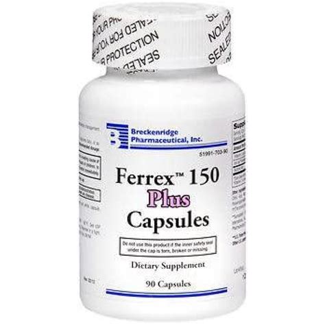 Breckenridge Ferrex 150 Plus Capsules 90 Capsules Pack