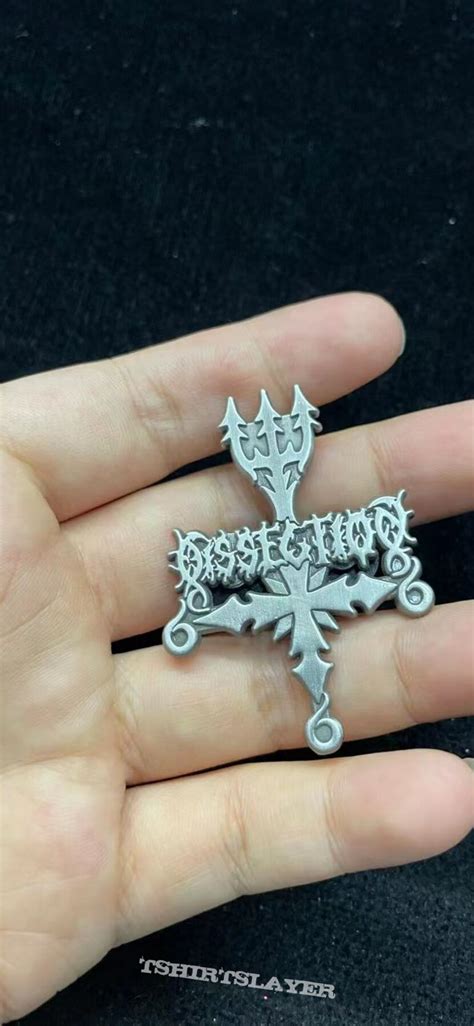 Dissection Cross Logo Pin Tshirtslayer Tshirt And Battlejacket Gallery