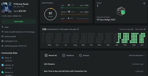 Prithviraj Panda On Linkedin Leetcode75 Leetcode75 Codenewbie Dsa Cpp Learninpublic