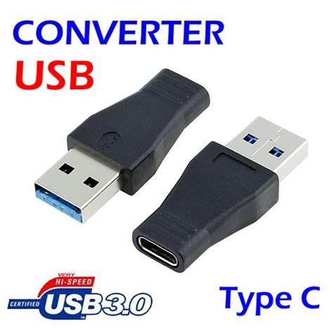 Jual Adapter Converter Usb Male To Usb Type C Female Sambungan Transfer Data High Speed