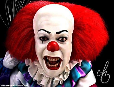 Clown Horror Movie Shots Galle Pennywise Stephen King Movie Art