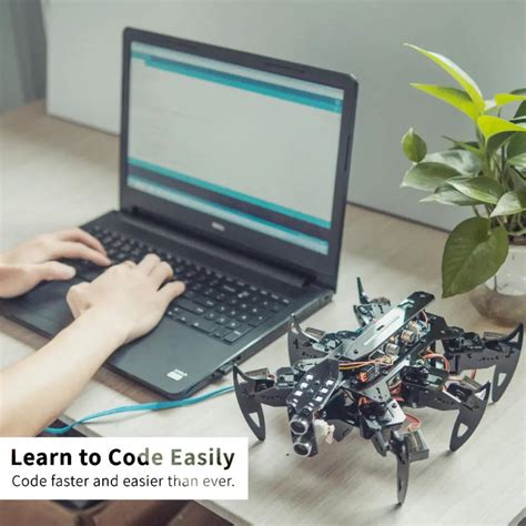 Adeept Hexapod Spider Robot Kit With Pixie Robotshop