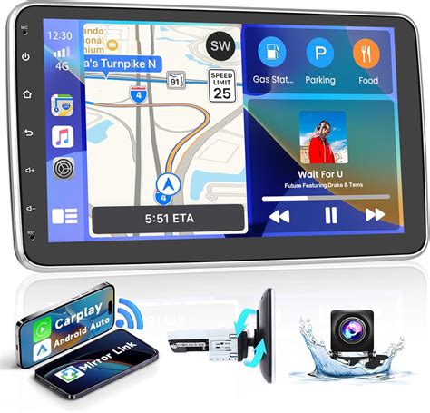 Hikity 2g 64g Android 13 Radio Coche Carplay Inalámbrico 1 Din Con 101