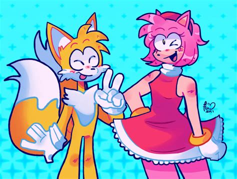 Amy And Tails 2021 By Fluchipapa On Deviantart
