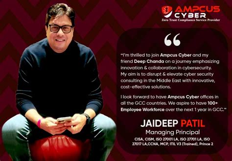 Ampcuscyber Welcomeonboard Leadership Middleeast Cybersecurity Ampcus Cyber