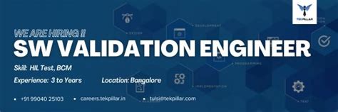 Tulsi Virani On Linkedin Hiring Swvalidationengineer Bcm Hiltesting Automotiveengineering