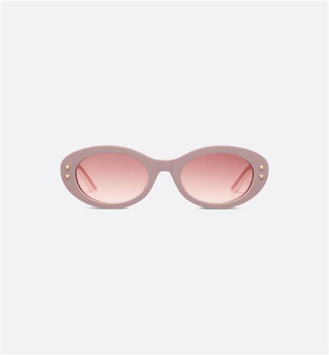 Diorpacific B4f Pink Oval Sunglasses Dior