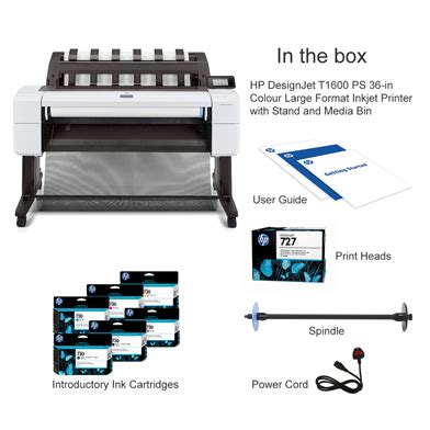 Hp Designjet T Ps In Colour Large Format Inkjet Printer Ek A