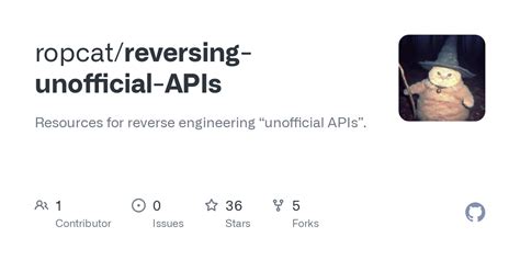 Github Ropcatreversing Unofficial Apis Resources For Reverse