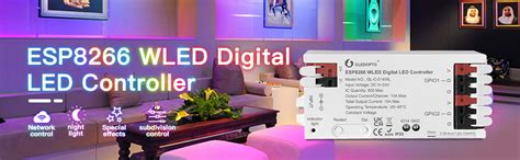 Gledopto Esp8266 Wled Led Controller Dynamic Rgb Ic Atmosphere Diy Lighting App