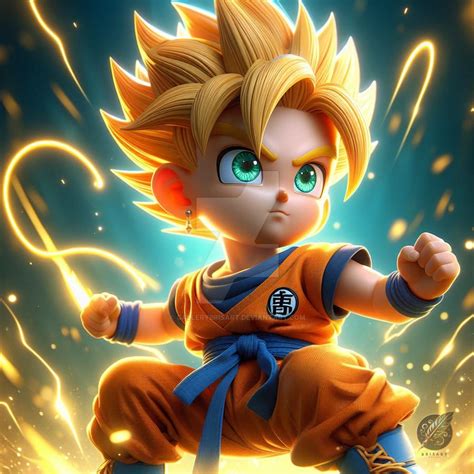 Dragon Ball Goten Super Saiyan By Gallerybrisart On Deviantart