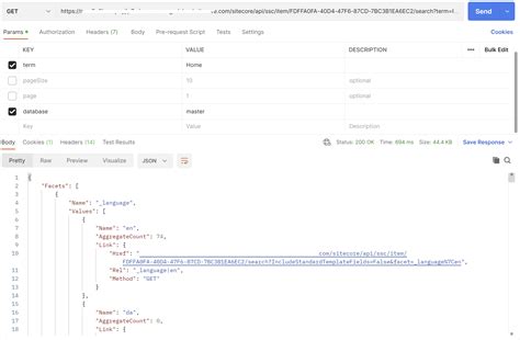 Stored Sitecore Search Using Api Returns 400 Error Sitecore Stack