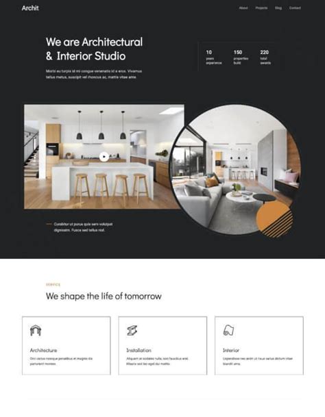 Archit Architecture Html5 Responsive Website Template