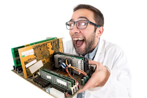 Nerd Engineer Posing Stock Image Image Of Geek Faces 103845289
