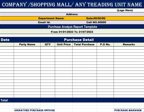 Top Excel Purchase Analysis Report Templates Artofit