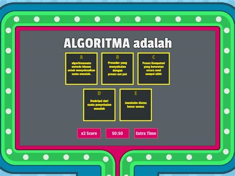 Pengenalan Algoritma Gameshow Quiz