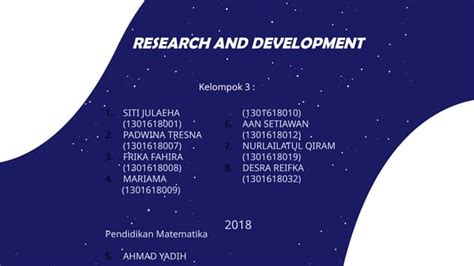 Rnd Metode Pengembangan Dalam Penelitian Pptx