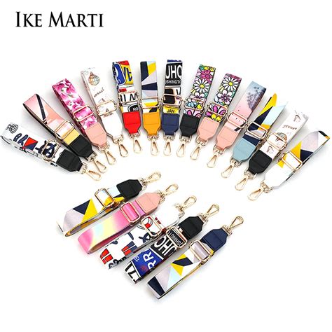 가방끈스트랩 Ike Marti 크로스바디 백 숄더 스트랩 여성용 핸드백 가죽 패브릭 벨트 티몬