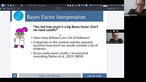 webinar theory and practice of bayesian inference using jasp jasp