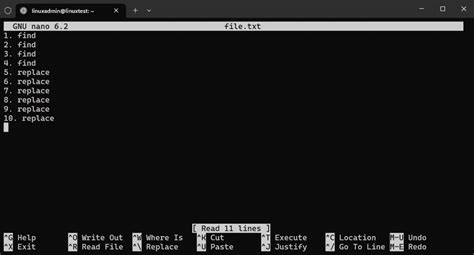 Ten Sed Command Examples 4sysops