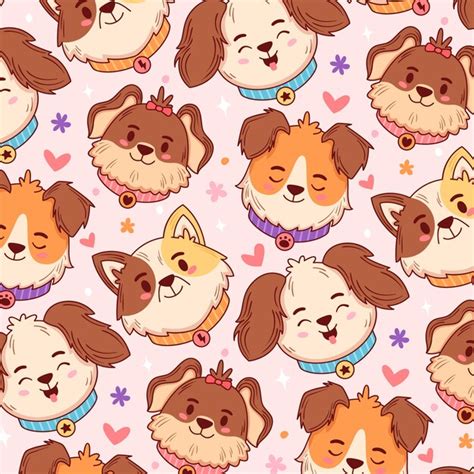 손으로 그린 된 낙서 패턴 무료 벡터