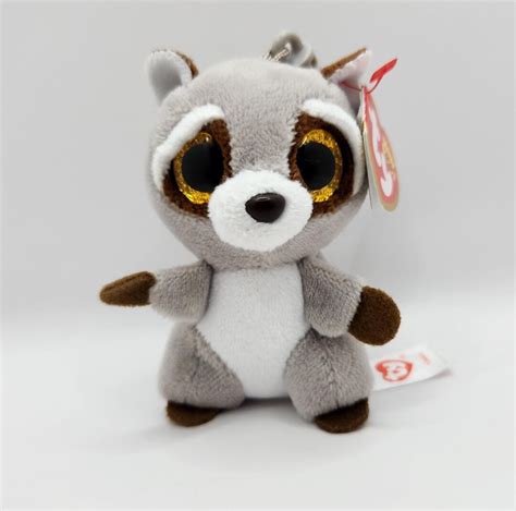 Beanie Boo Oakie The Raccoon Key Clip 4 Inch Etsy