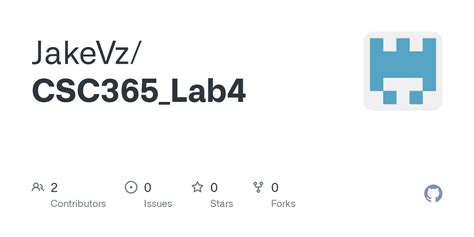 GitHub JakeVz CSC Lab