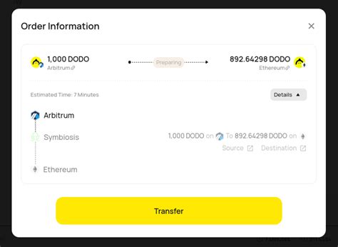 how to conduct cross chain transactions dodo docs