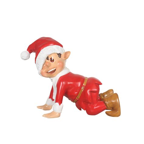 Crawling Santa Elf Christmas Statues Universal Statues Llc