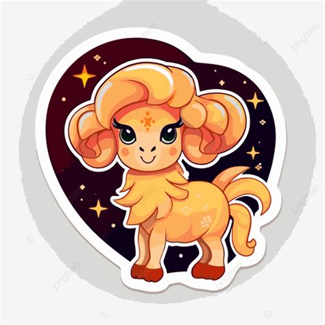 별 모양의 귀여운 천칭 자리 만화 스티커 벡터 양자리 상표 만화 Png 일러스트 및 벡터 에 대한 무료 다운로드 Pngtree